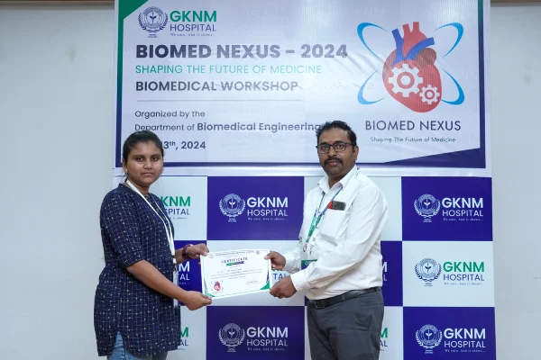 Biomedical Workshop at GKNM Hospital