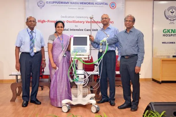 High-Frequency Oscillatory Ventilator (HFOV) at Neonatal ICU